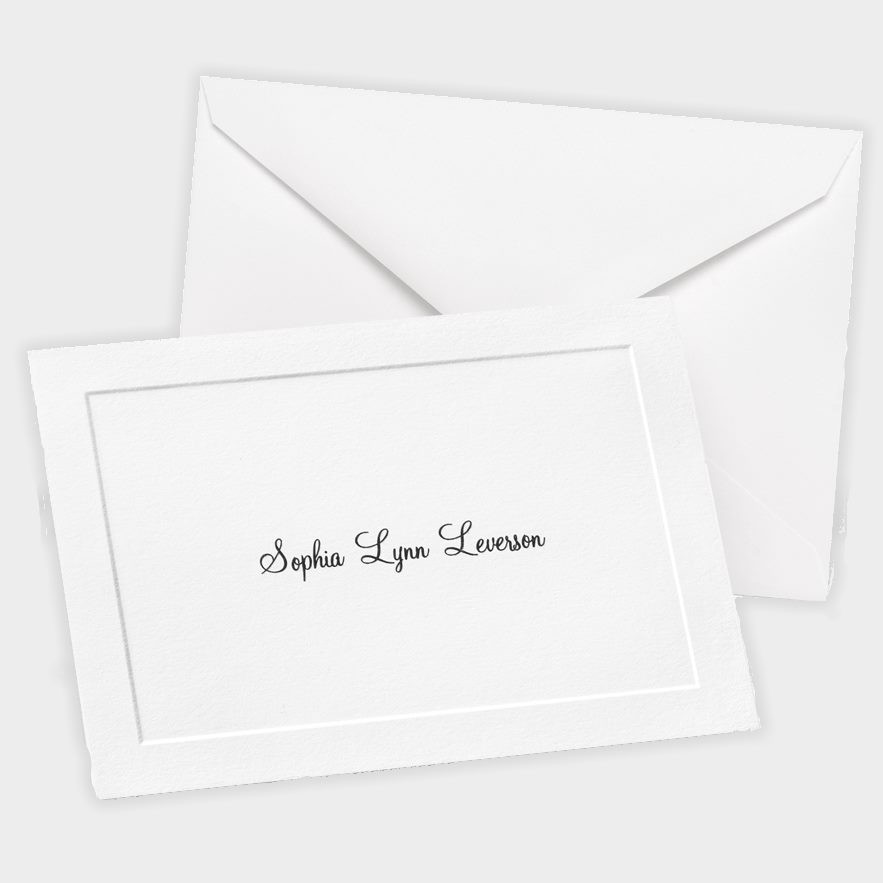 White Personal Notes (set of 20)